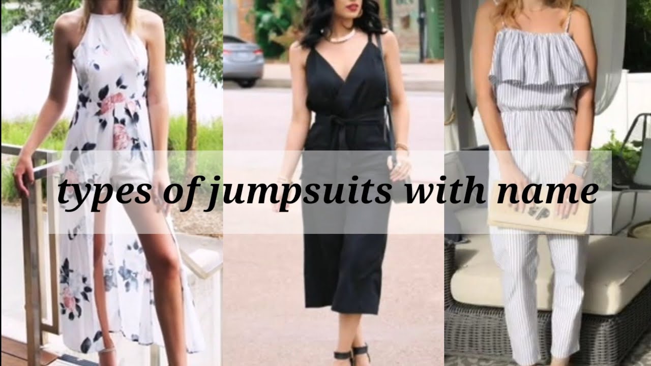 different types of jumpsuits with their name | womens fashion |trendy ...