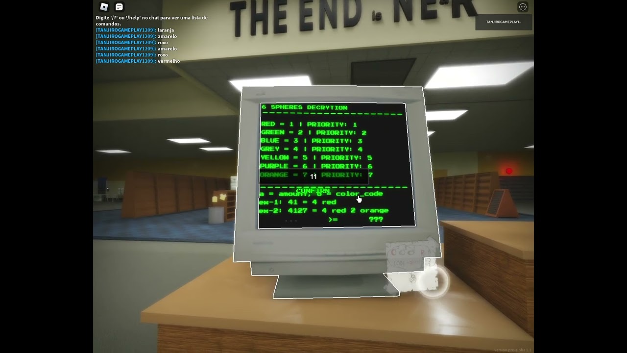 Roblox TOTORIAL COMO FAZER O CODIGO DO LEVEL 7 DE APEIROPHOBIA - YouTube
