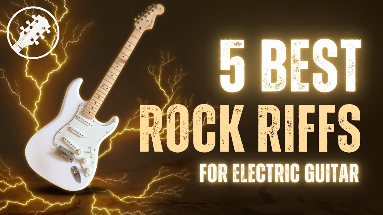 5 Best Rock Riffs for Electric Guitar | Tab - YouTube