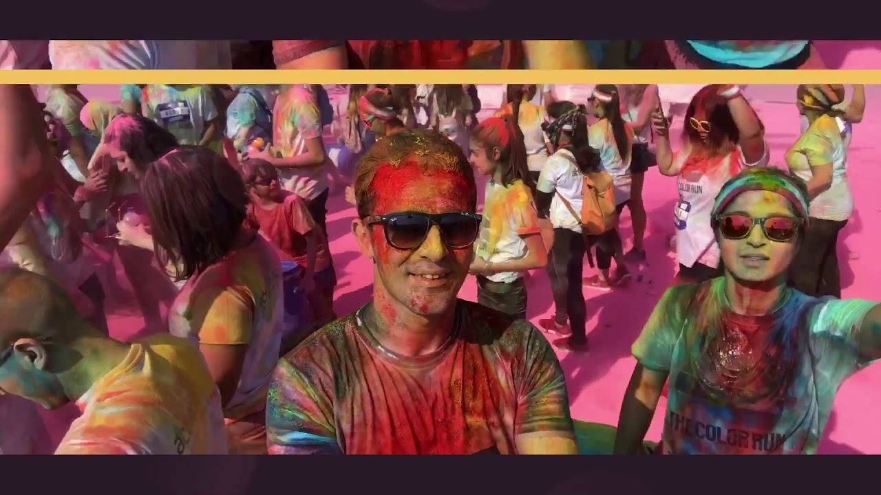 The Color Run Dubai 2017 - YouTube
