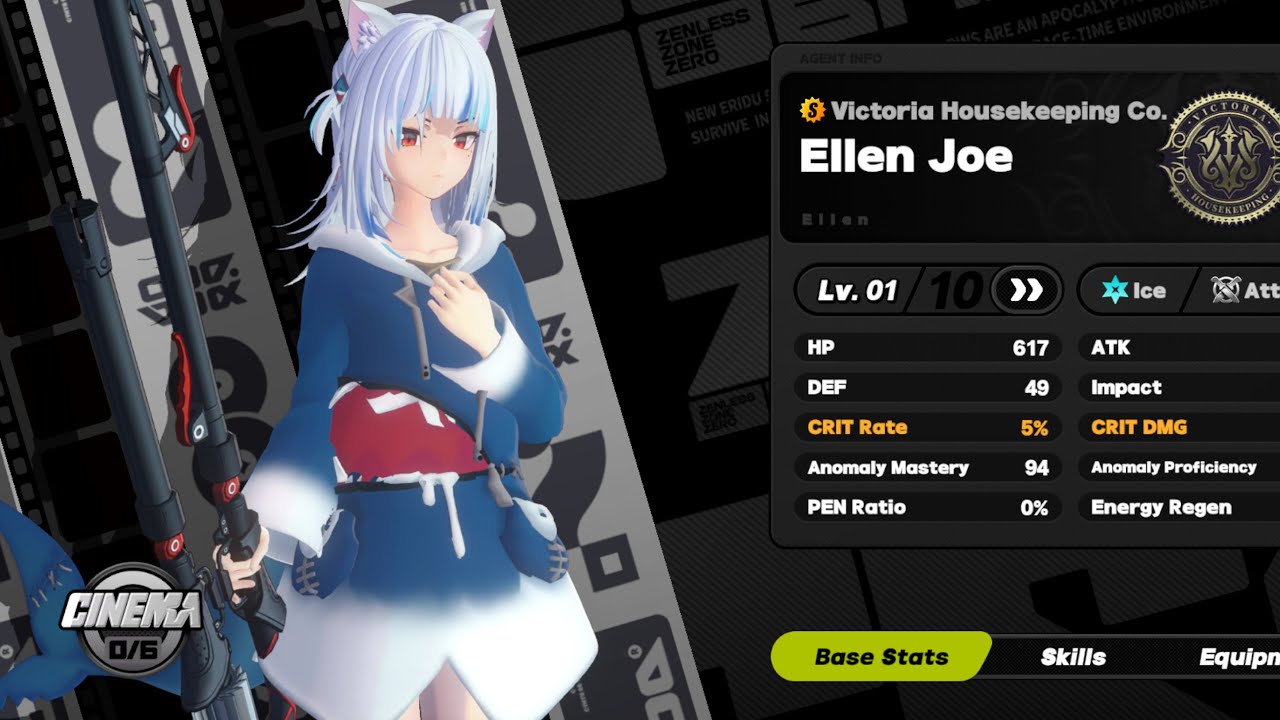 Ellen Joe Zenless Zone Zero New skins #zzz #HoYoverse - YouTube