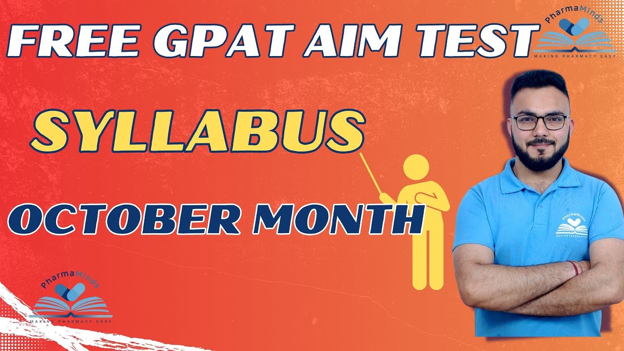 GPAT Test Series - October | Test Syllabus For Aim Test GPAT 2025 # ...