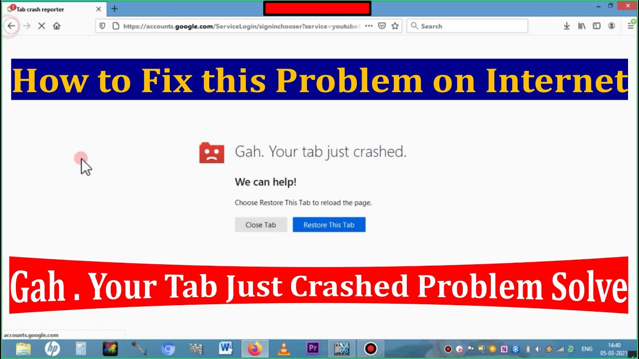 Gah Your Tab Just Crashed Problem Fix . How to Solve Gah. Your Tab Just Crashed - YouTube