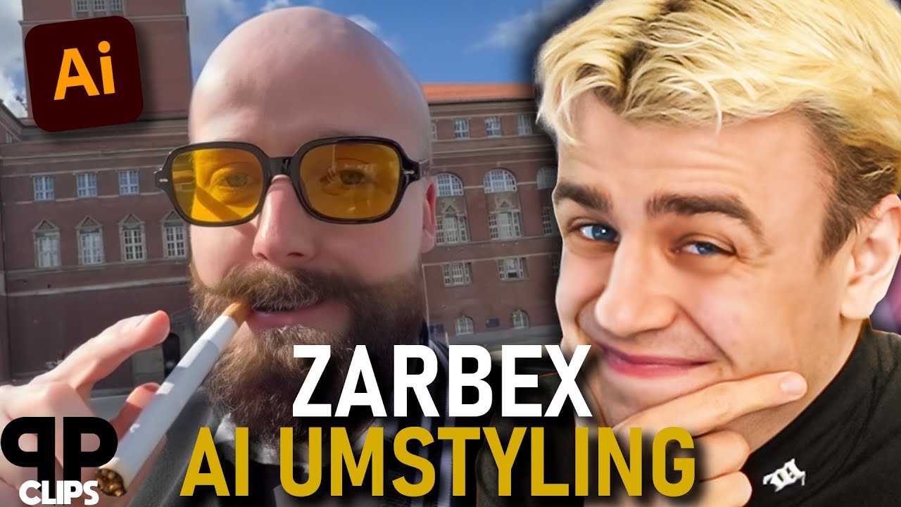 Zarbex wird 12 Minuten von Papaplatte mithilfe von AI umgestyled ...