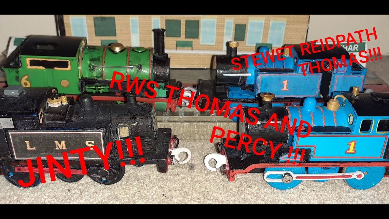 custum RWS Thomas and percy, jinty and Awdry Thomas!!! - YouTube