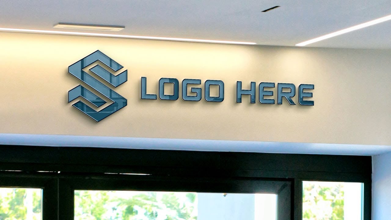 How to Create a Car Showroom Logo Mockup With Glass Effects in Adobe ...