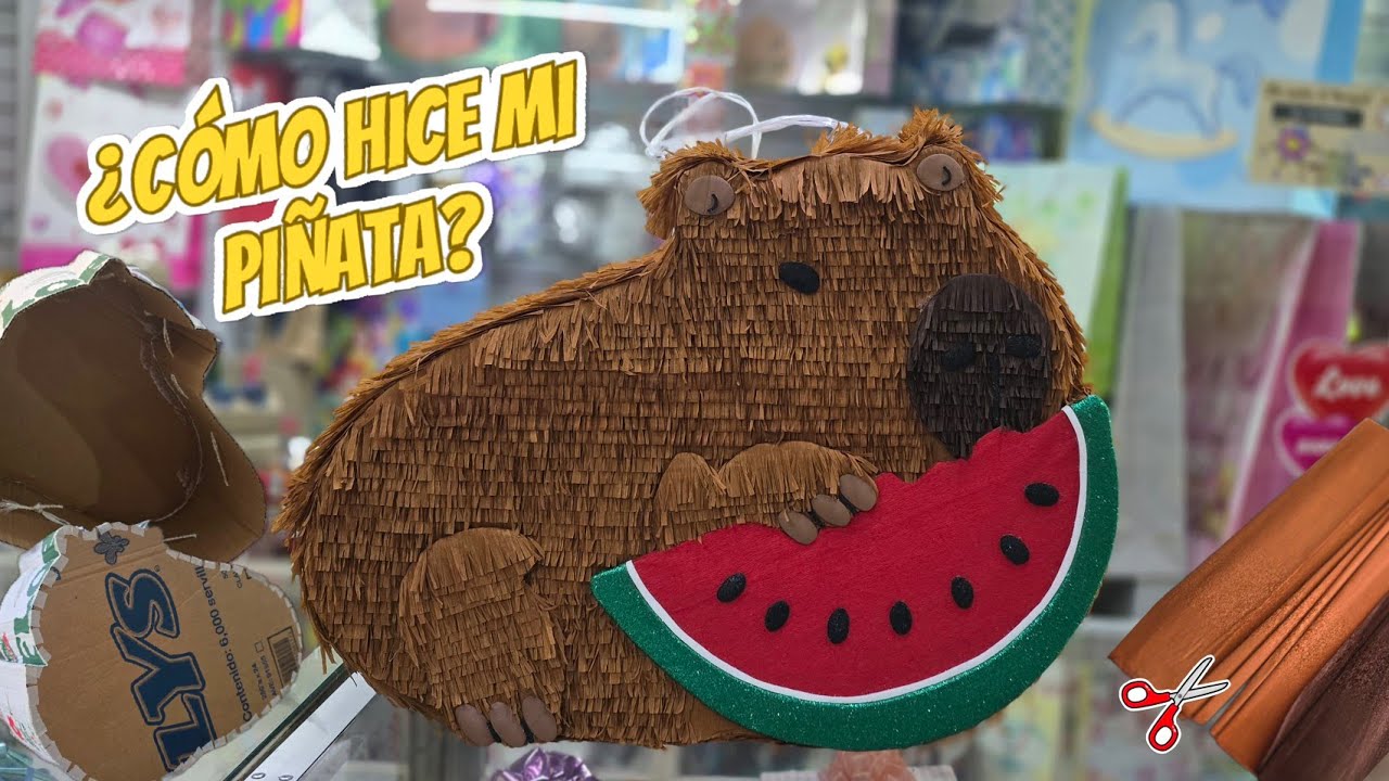Piñata de Capibara / Paso a Paso / Video Completo 🤎 - YouTube