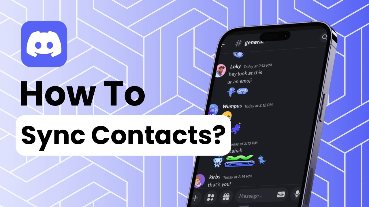 How To Sync Contacts On Discord? - YouTube