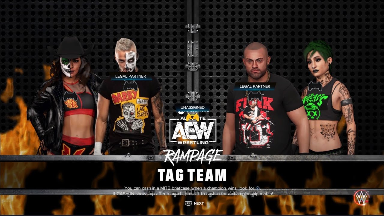 AEW Rampage Night 7 Main Event Darby Allin & Thunder Rosa vs Eddie ...