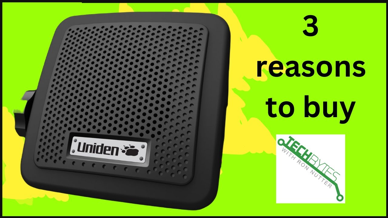 3 reasons you should be the Uniden BC7 External Speaker - YouTube