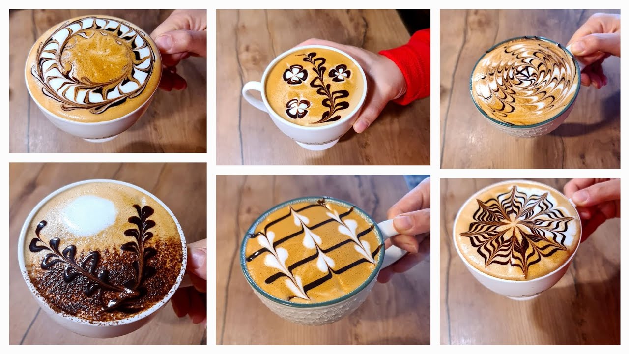 easy latte art at home ️ - YouTube