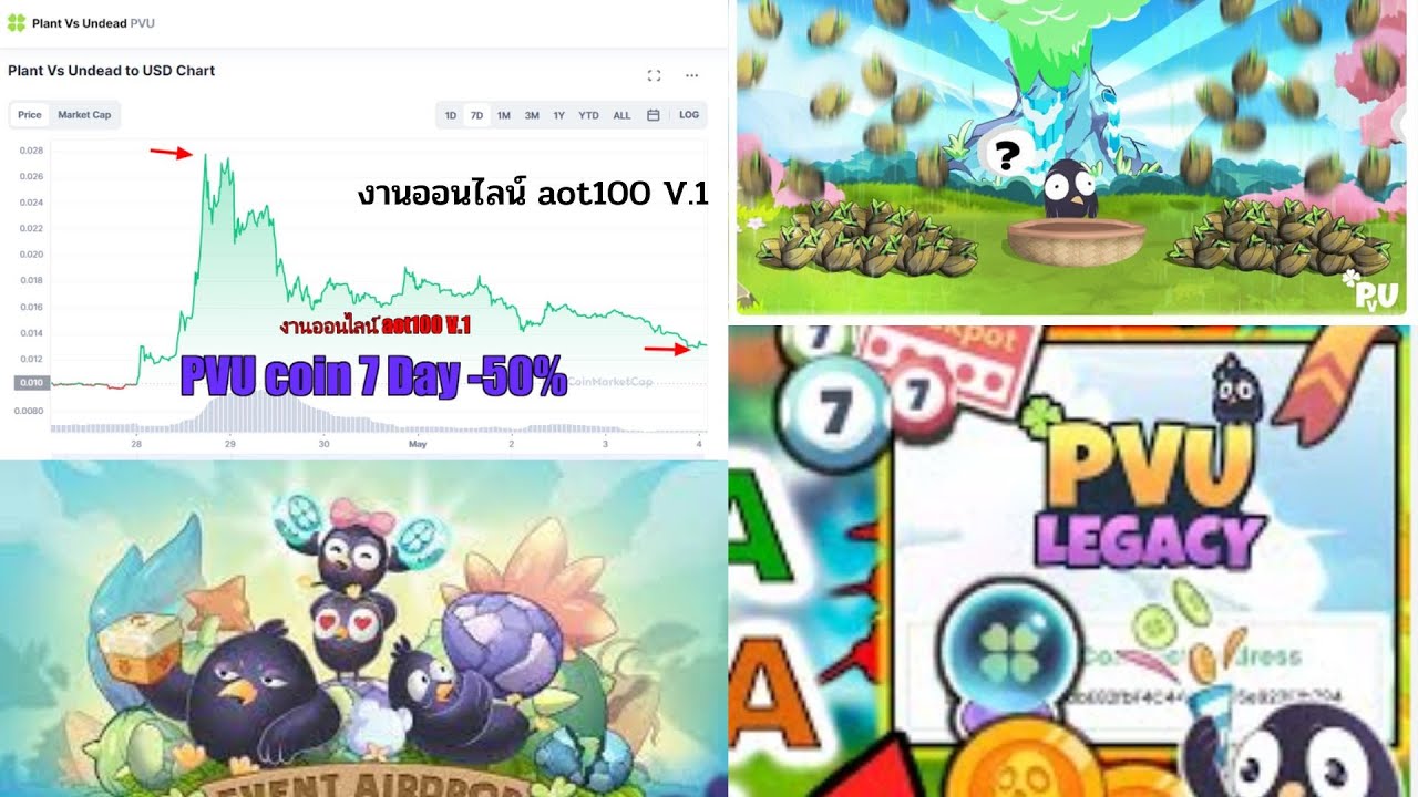 EP9 Plantvsundead PVU legacy PVU coin 7 Day -50% ฉันต้องซื้อเพิ่มไว้แลก ...