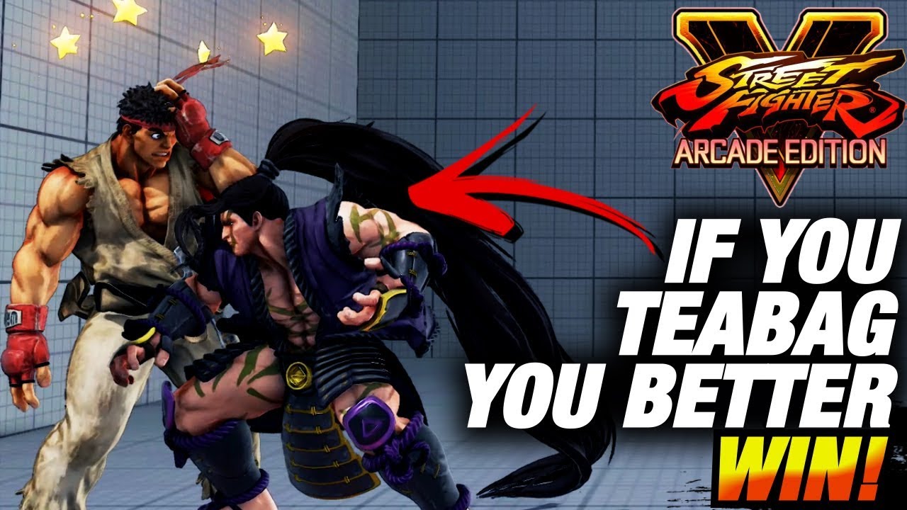 SFV AE * If You TEABAG You Better Win Sir / Ryu Highlights - YouTube