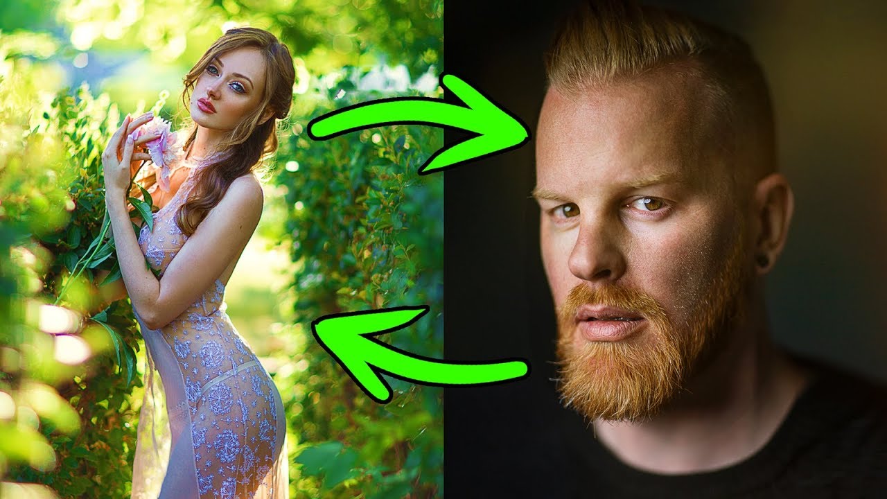 OPPOSITE PHOTOGRAPHY CHALLENGE, with a male not* model :) - YouTube