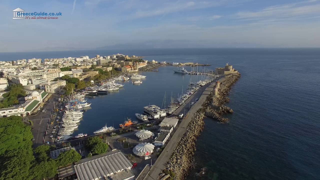 Beautiful Rhodes town - GreeceGuide.co.uk - YouTube