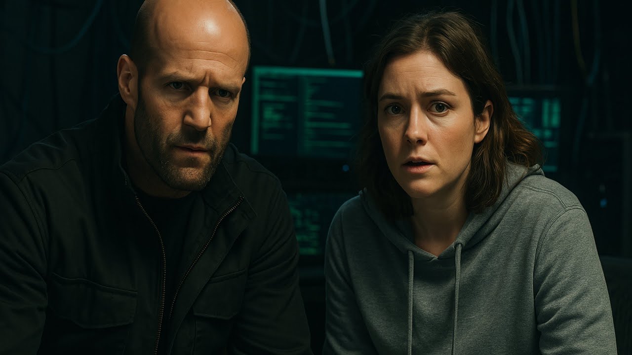 Jason Statham Teams Up with a Hacker Mom to Stop a Cyber Attack - YouTube