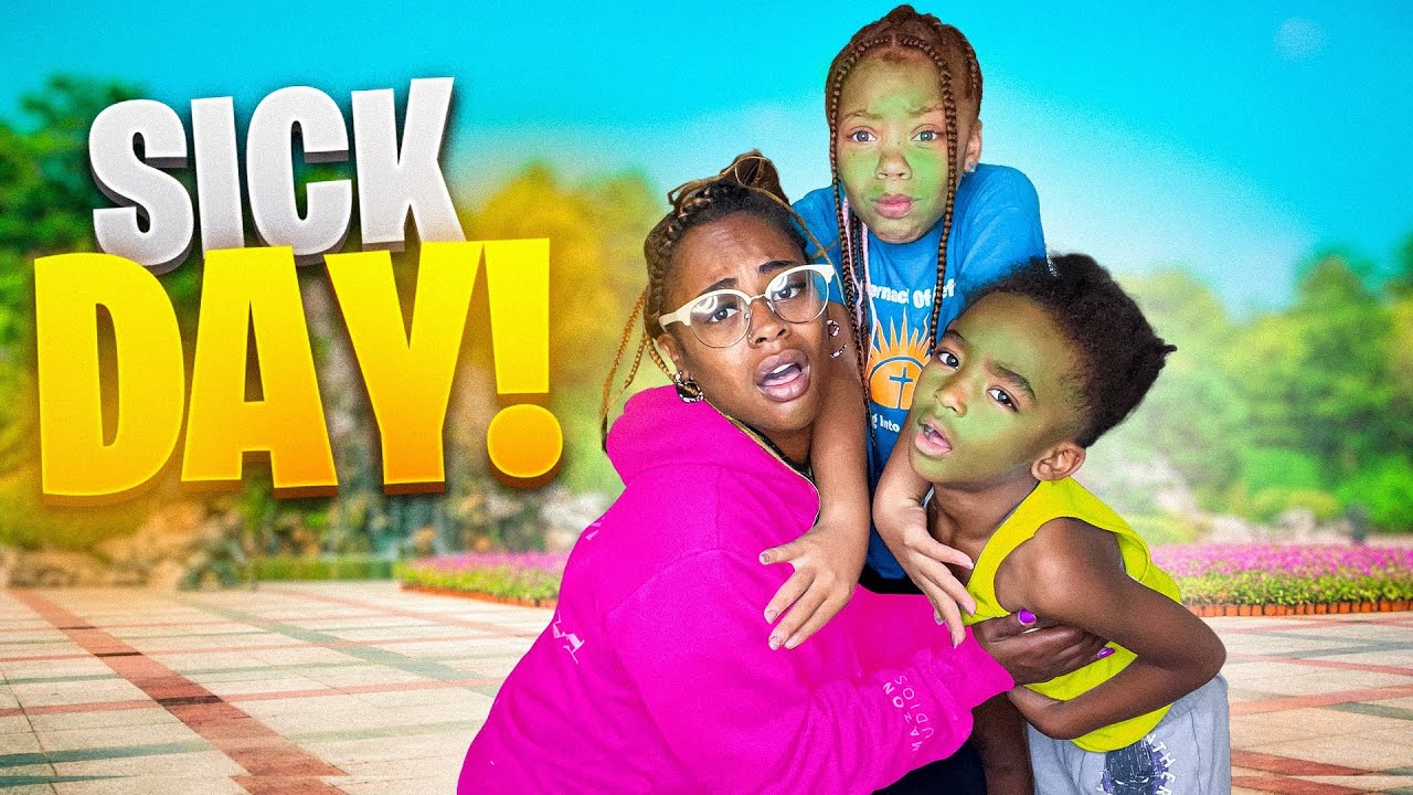 SIBLINGS SKIPS SCHOOL to play SICK 🤢😫😌😉 - YouTube