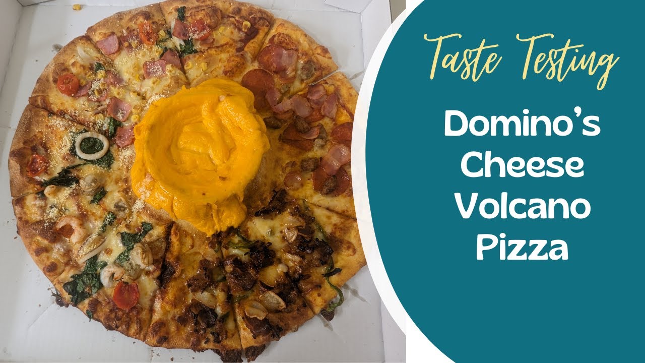 Trying Domino's Cheese Volcano Pizza From Japan - YouTube
