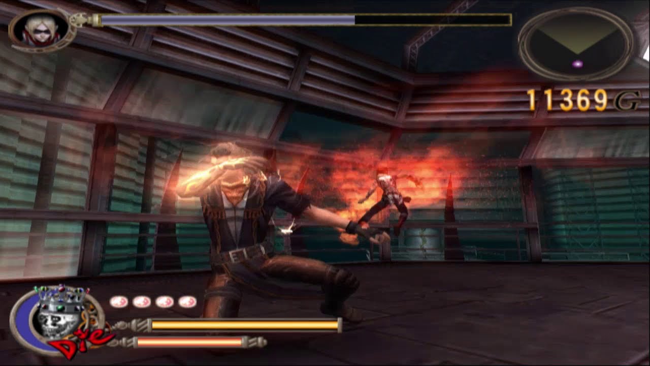 God Hand - Hard Nyes Damage Stage 4-8 Azel boss fight - YouTube