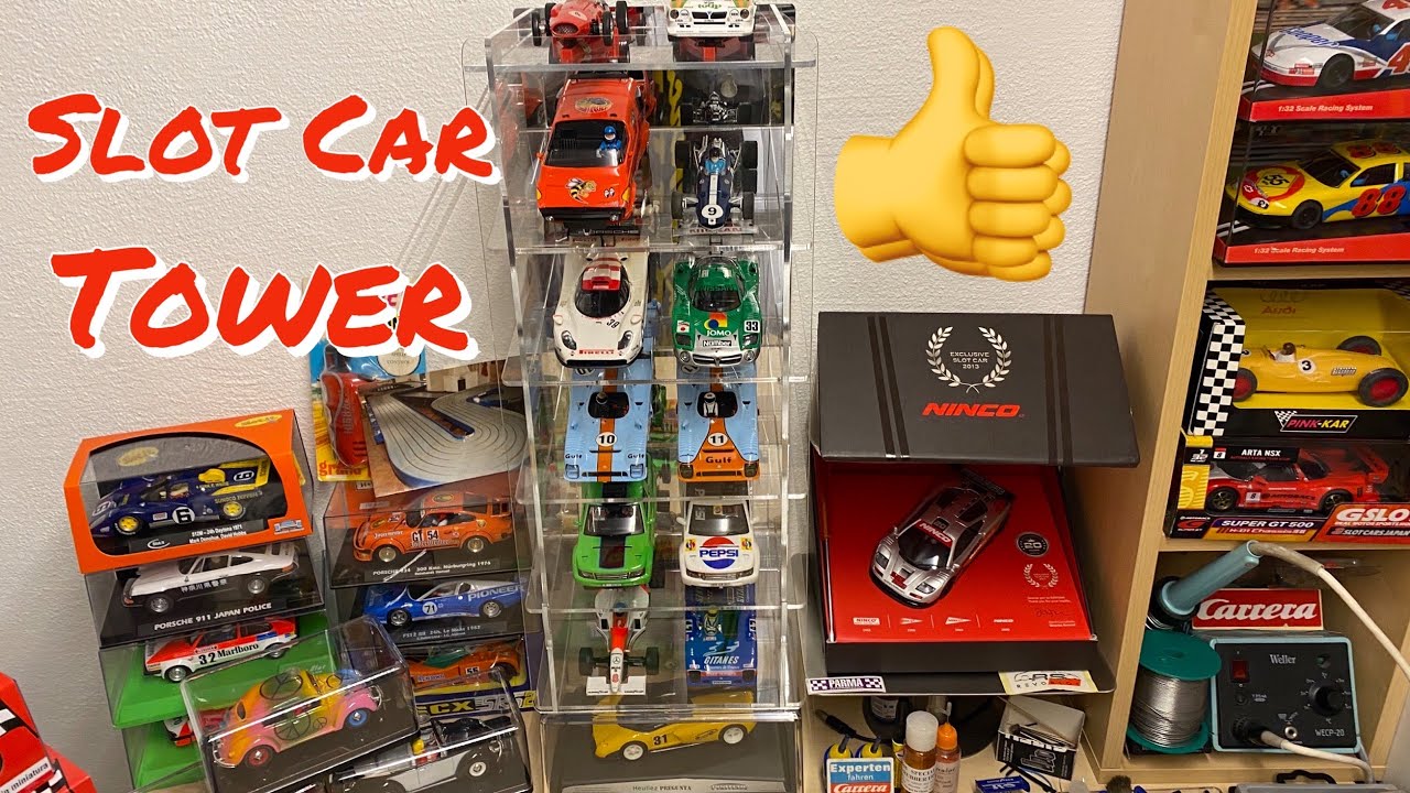 slot car Showcase made of acrylic glass - Slotcar Vitrine aus Acrylglas ...