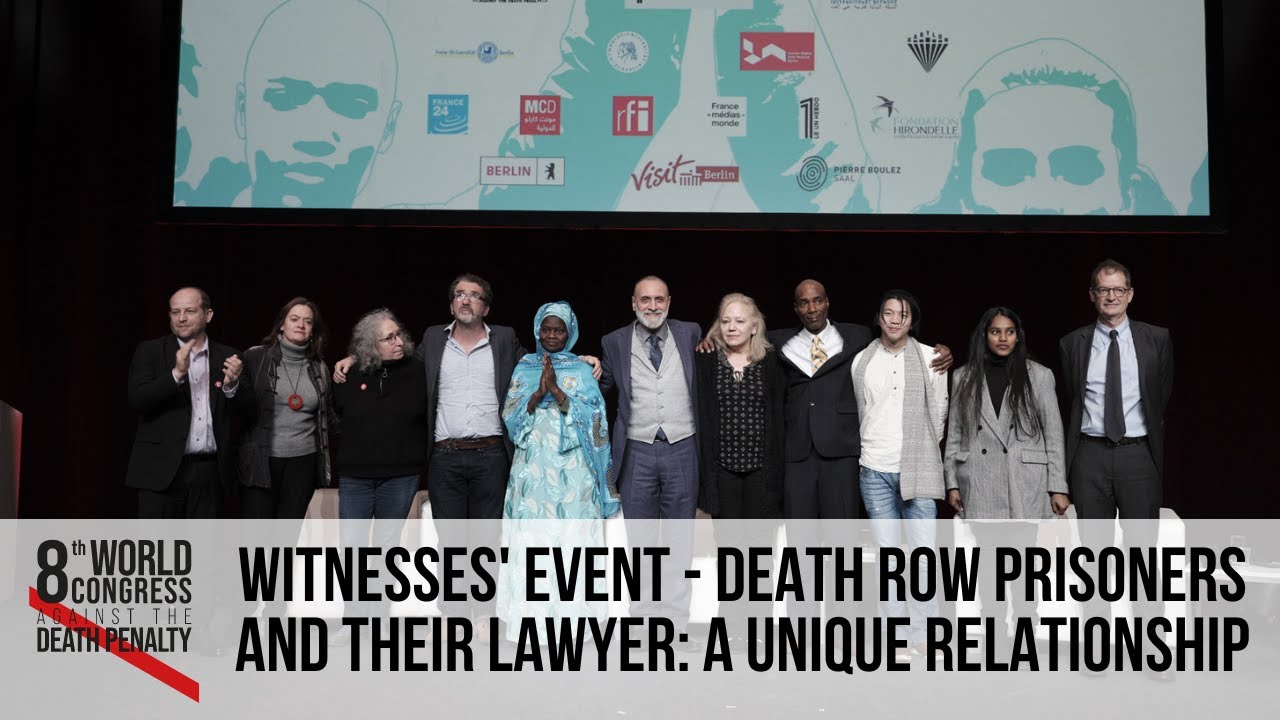 #8CONGRESSECPM: WITNESSES' EVENT - DEATH ROW PRISONER AND THEIR LAWYER ...