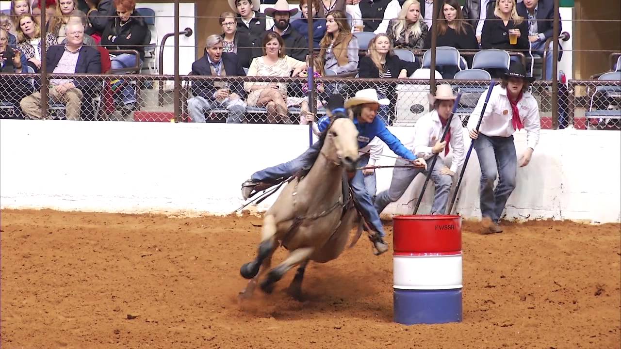 Mary Burger Barrel Racing - Fort Worth Stock Show & Rodeo - YouTube