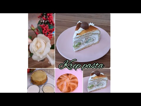 blinçik tortu nece hazirlanir🥞 krep pasta блиньй  торт 🥞 blinçik tortunun hazirlanmasi
