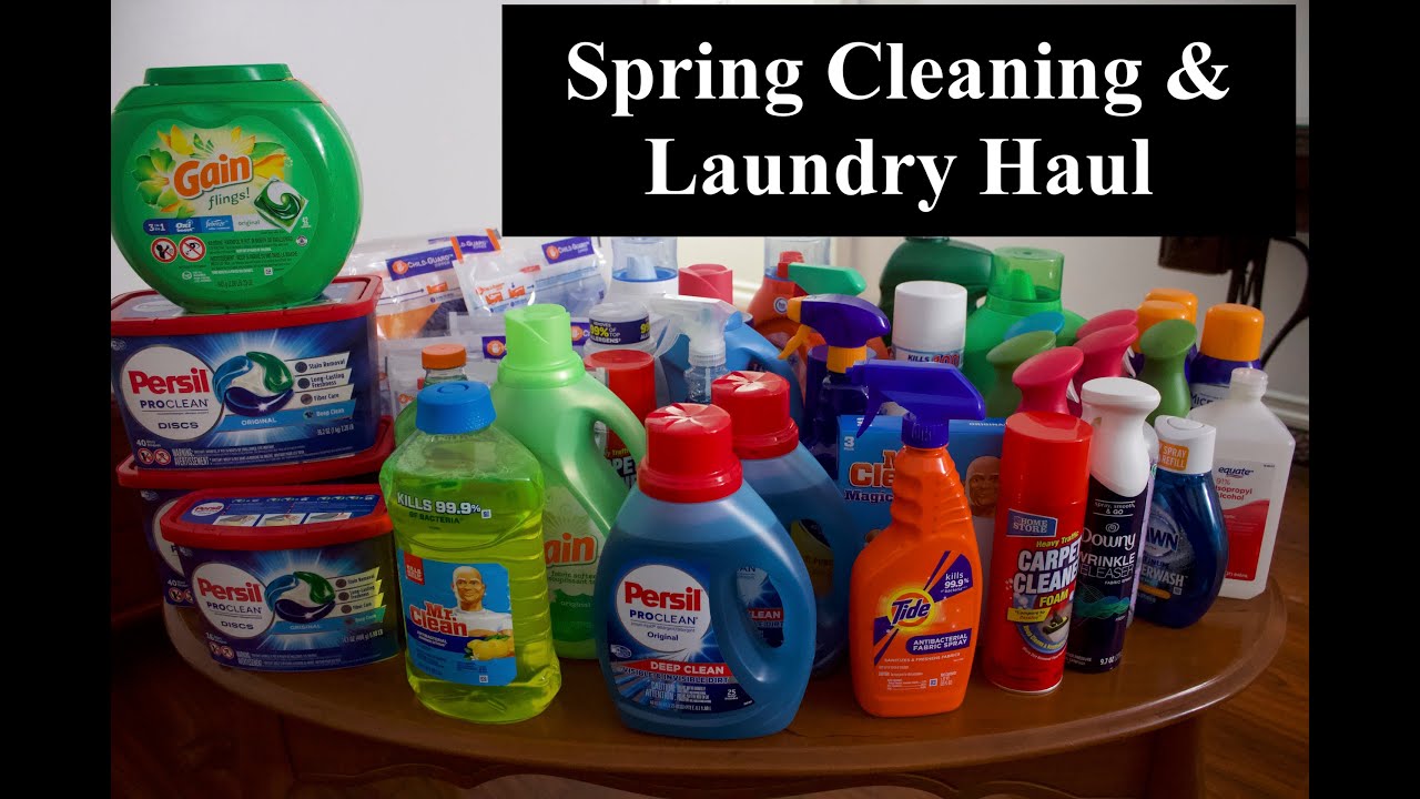 Spring Cleaning and Laundry Product Haul, Part I | Detergent ...