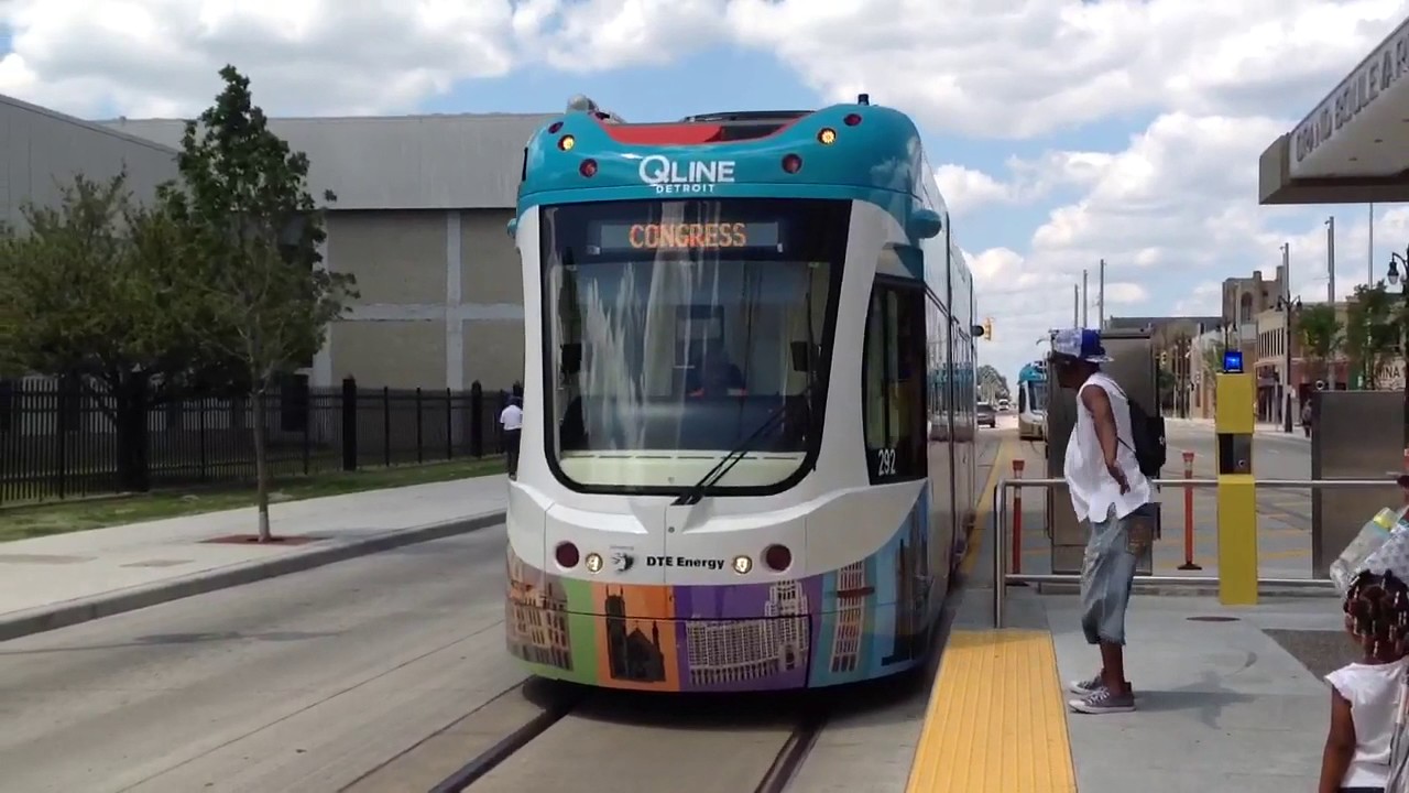 Dancing Man at the Q-Line Station in Detroit - YouTube