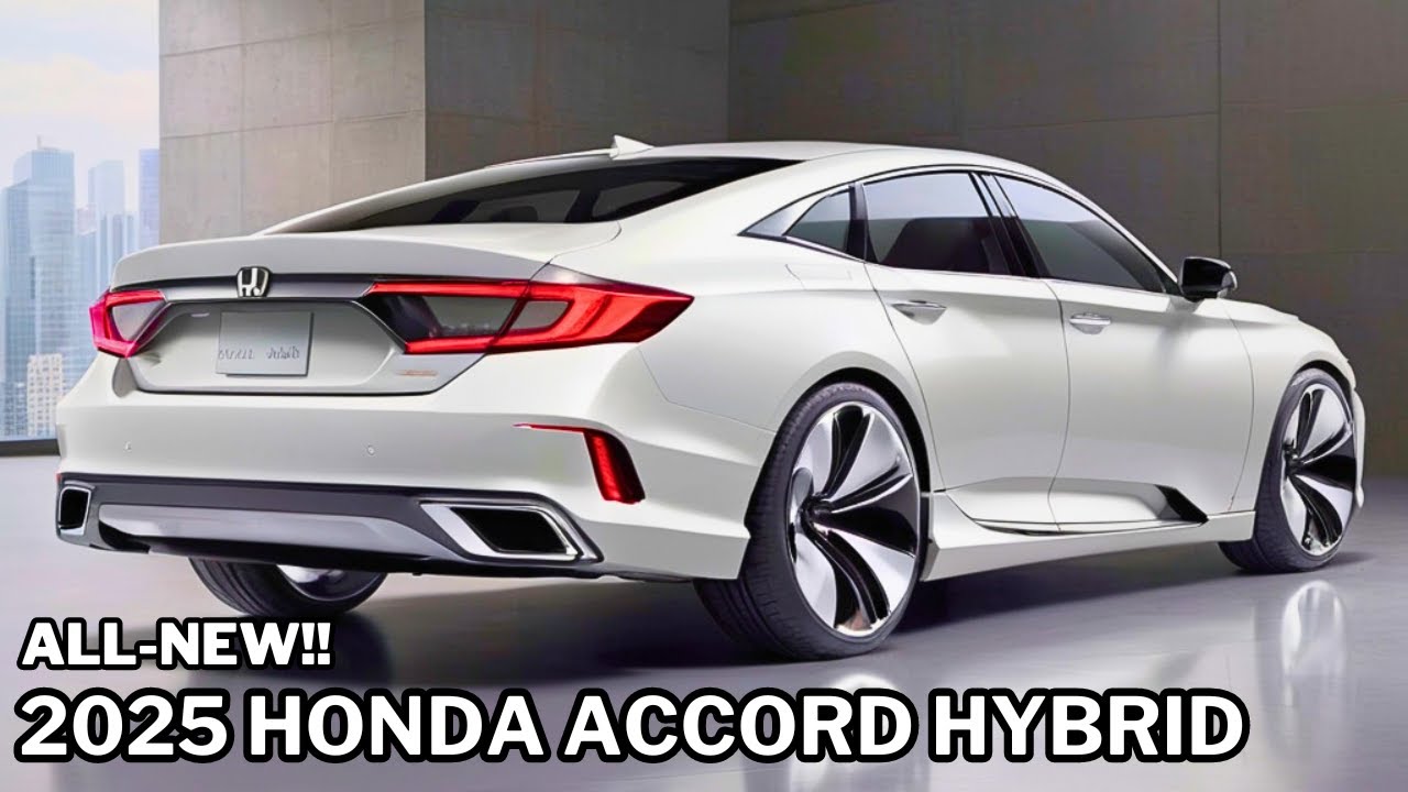 2025 Honda Accord Hybrid Official Reveal - FIRST LOOK - YouTube