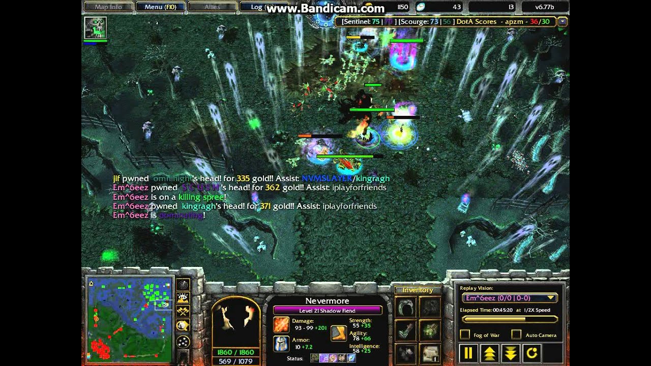 Imba Nevermore (Dota) Ultra Kill By Em-6eez - YouTube