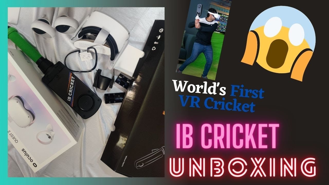 iB Cricket unboxing video | World's first VR Cricket😱 | Oculus quest 2 ...