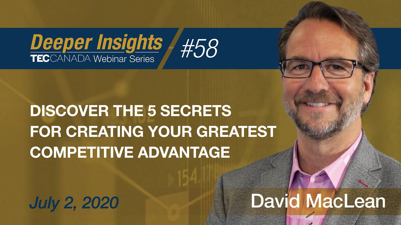 Discover the 5 Secrets for Creating Your Greatest Competitive Advantage ...