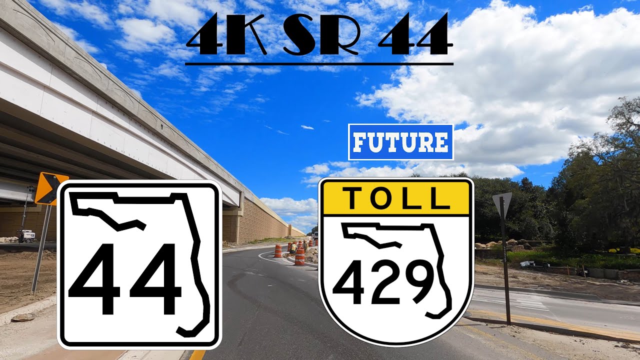 4K SR 44. Future SR 429. Orlando - YouTube