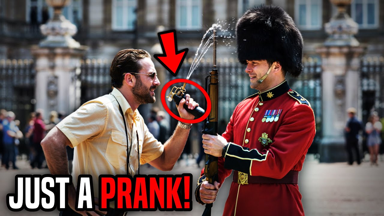 Foreign Tourist Pranks a Royal Guard — Instantly Regrets It - YouTube