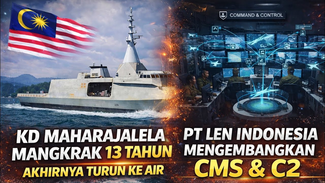 Kapal Canggih Malaysia KD Maharajalela Uji Laut Pertama, PT LEN ...