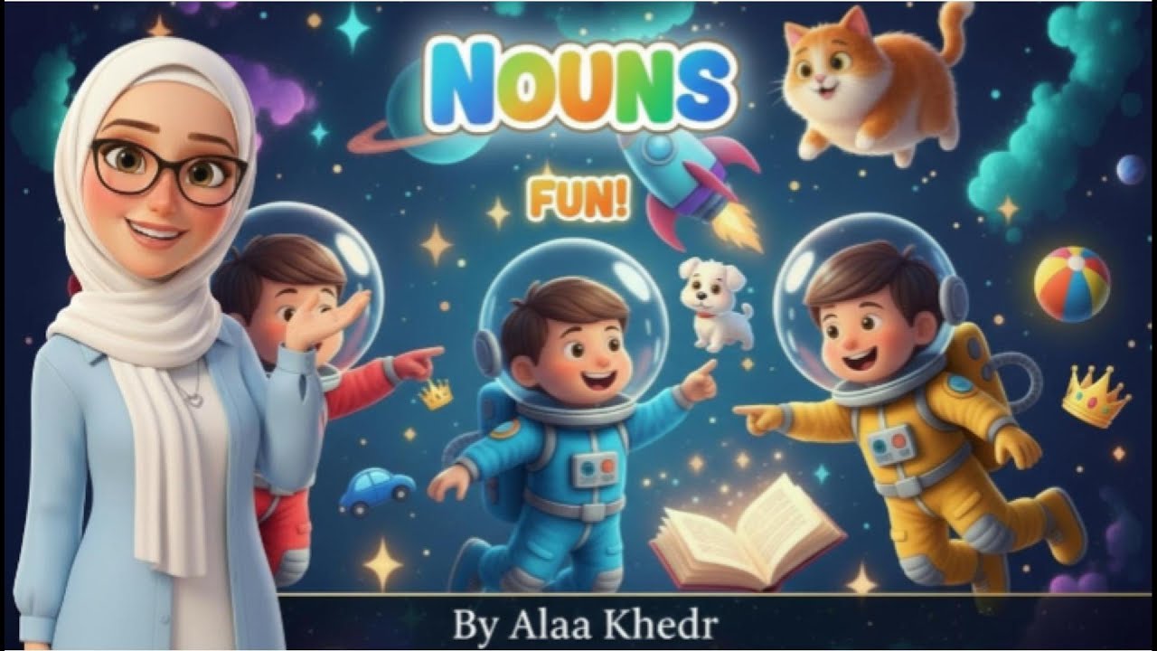 Unit 1️⃣ | Nouns: Learn English Nouns for Kids | Sinbad GENIUS By Alaa ...