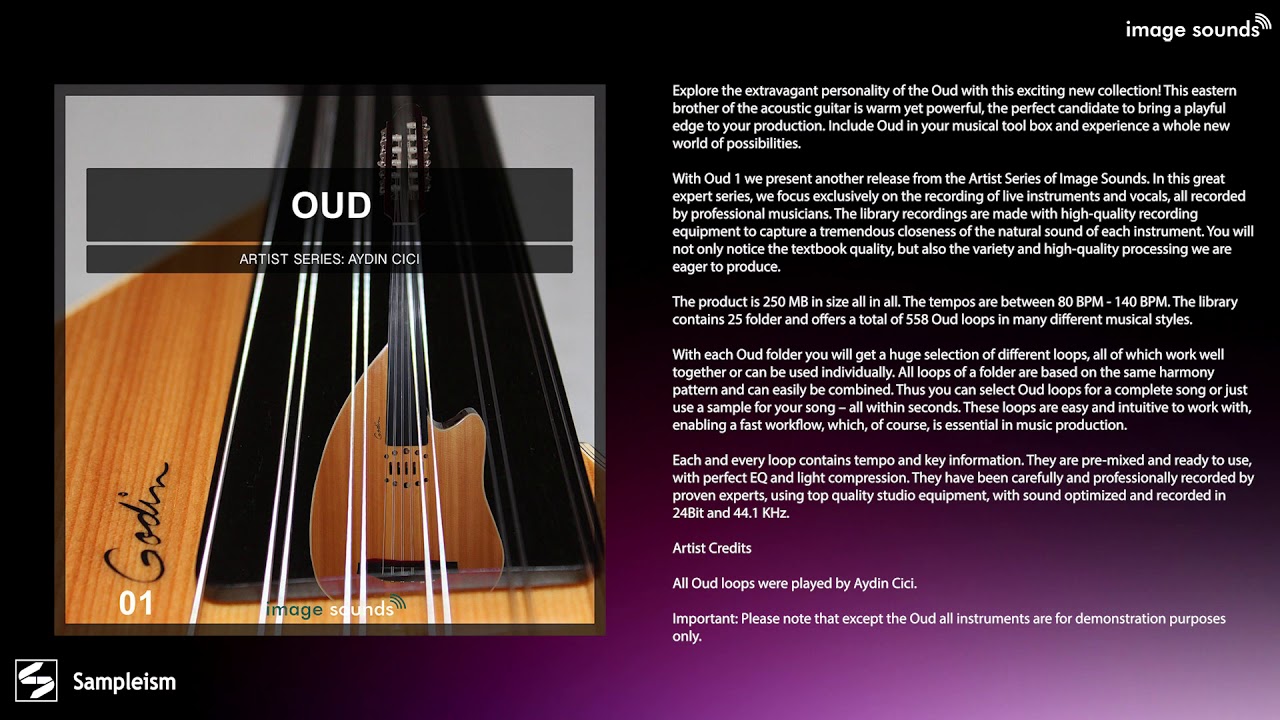 Oud 1 // Sample Pack // Loops // Image Sounds - YouTube