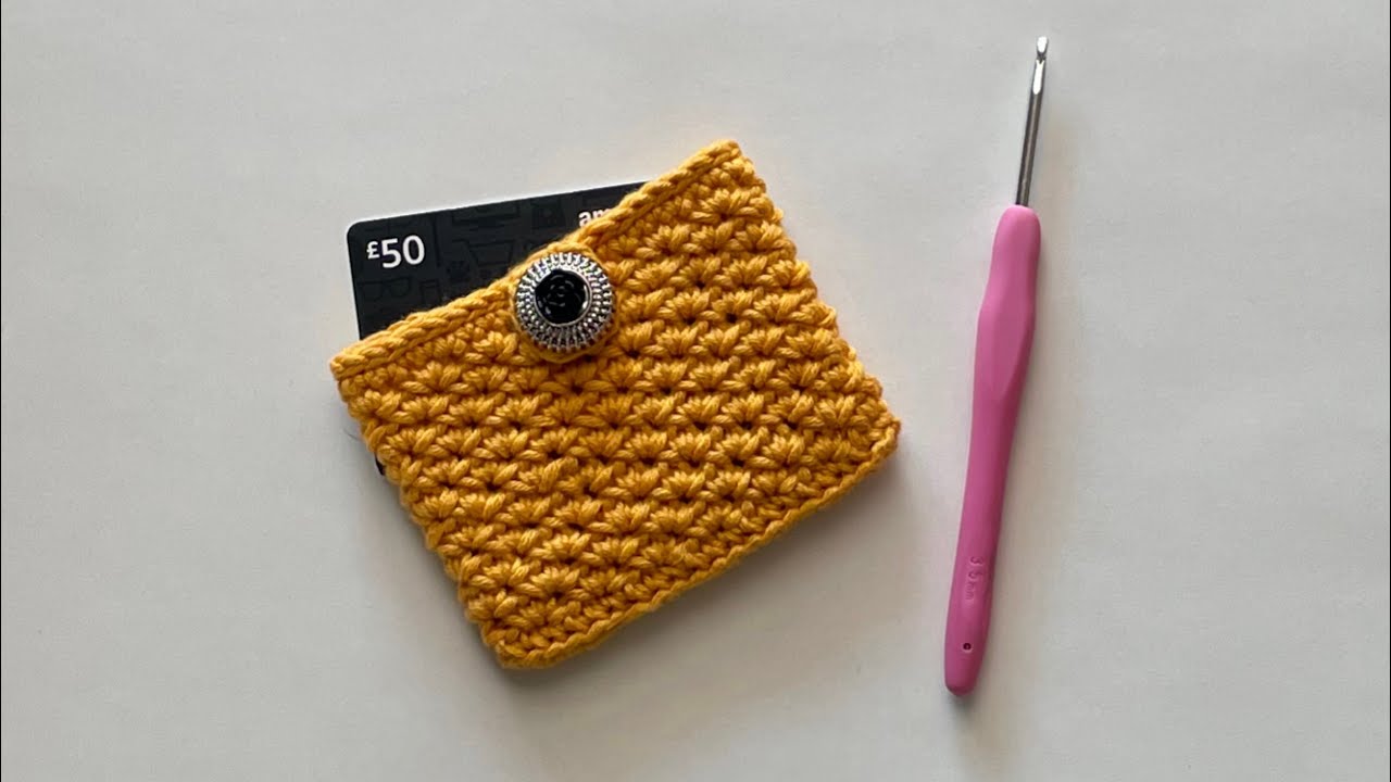 Crochet - Card Holder/Card Wallet - Very Easy And Beautiful Pattern ...