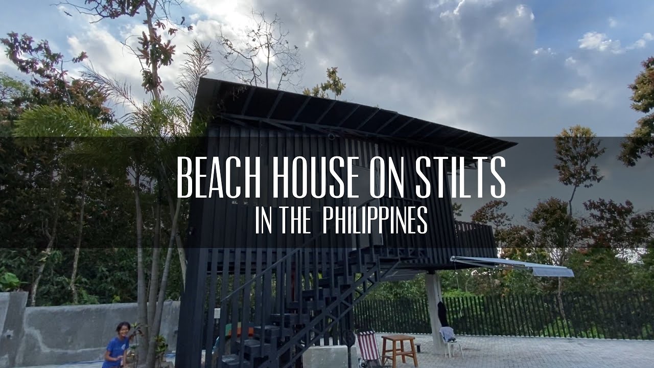Beach House on Stilts in the Philippines - YouTube