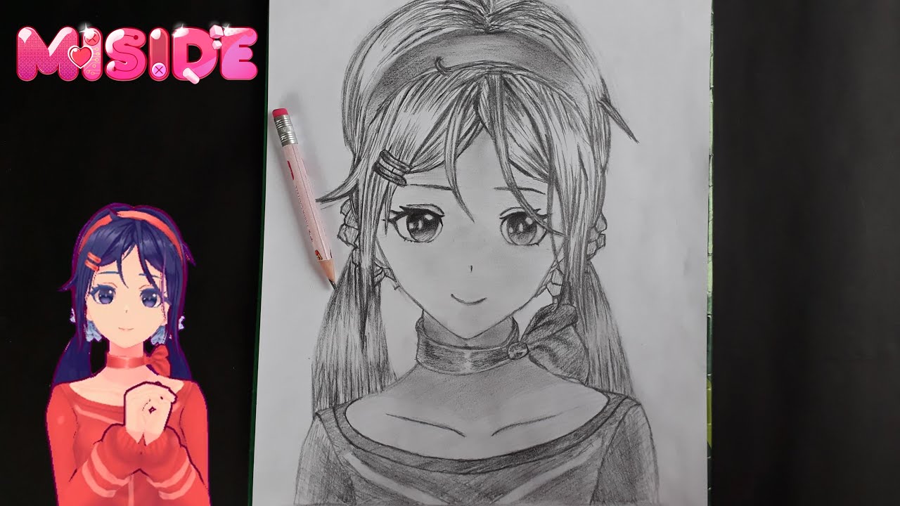 MISIDE - MITA DRAWING (TIMELAPSE) - YouTube