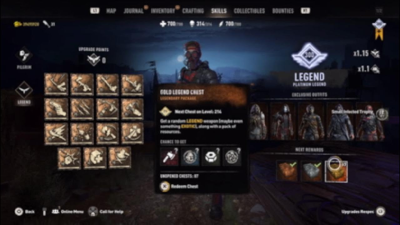 Dying Light 2 Max lvl Legend Chest Opening - YouTube