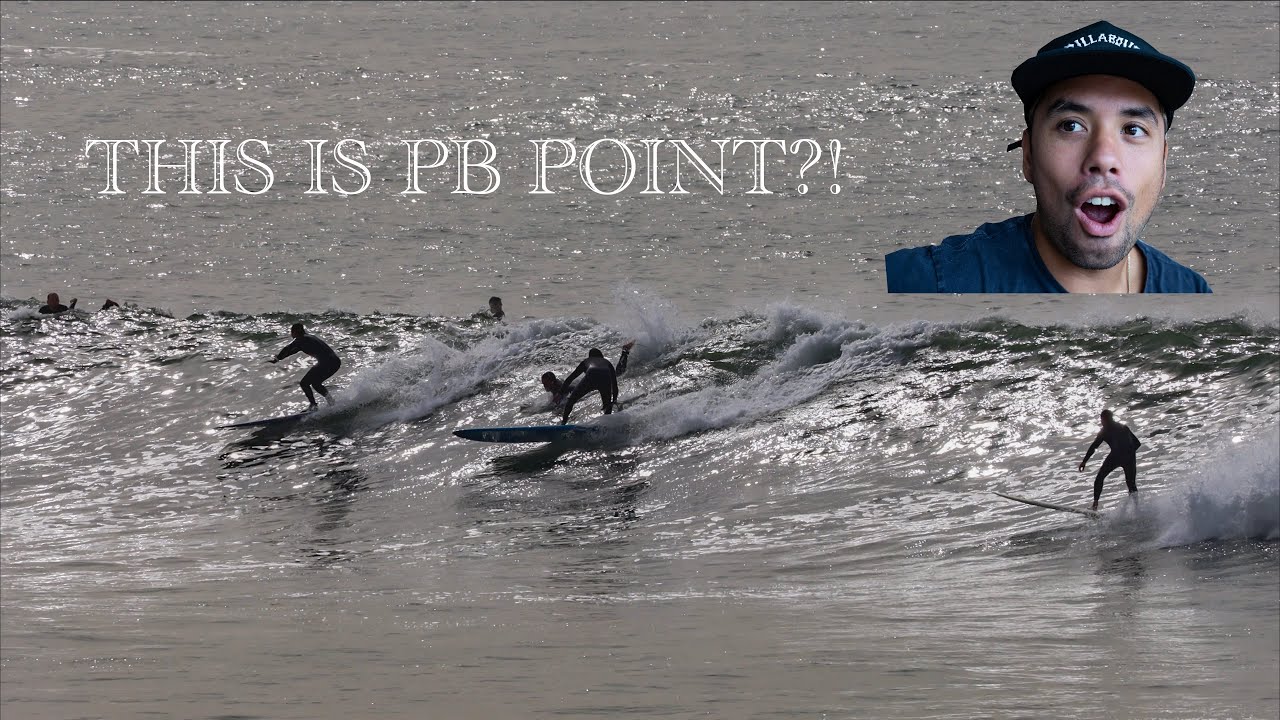 MALIBU OR PB POINT?! Surfing Long Right Handers at a San Diego Point ...