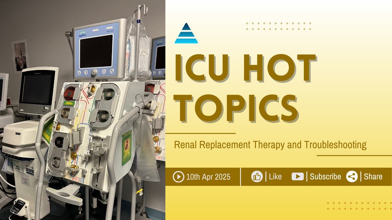 Renal Replacement Therapy in ICU: Basics, Dosing and Troubleshooting ...