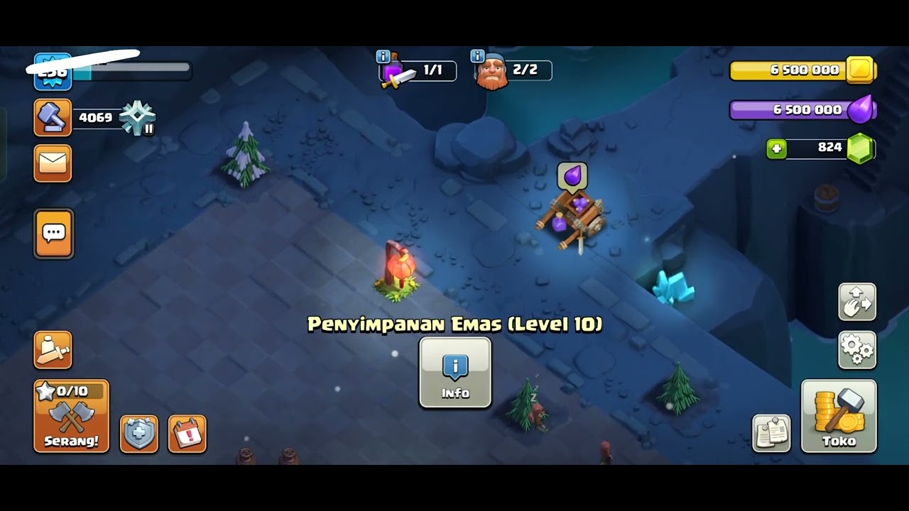 ngga terasa udah MAX base malam COC ☺️ #coc #clansofclash - YouTube