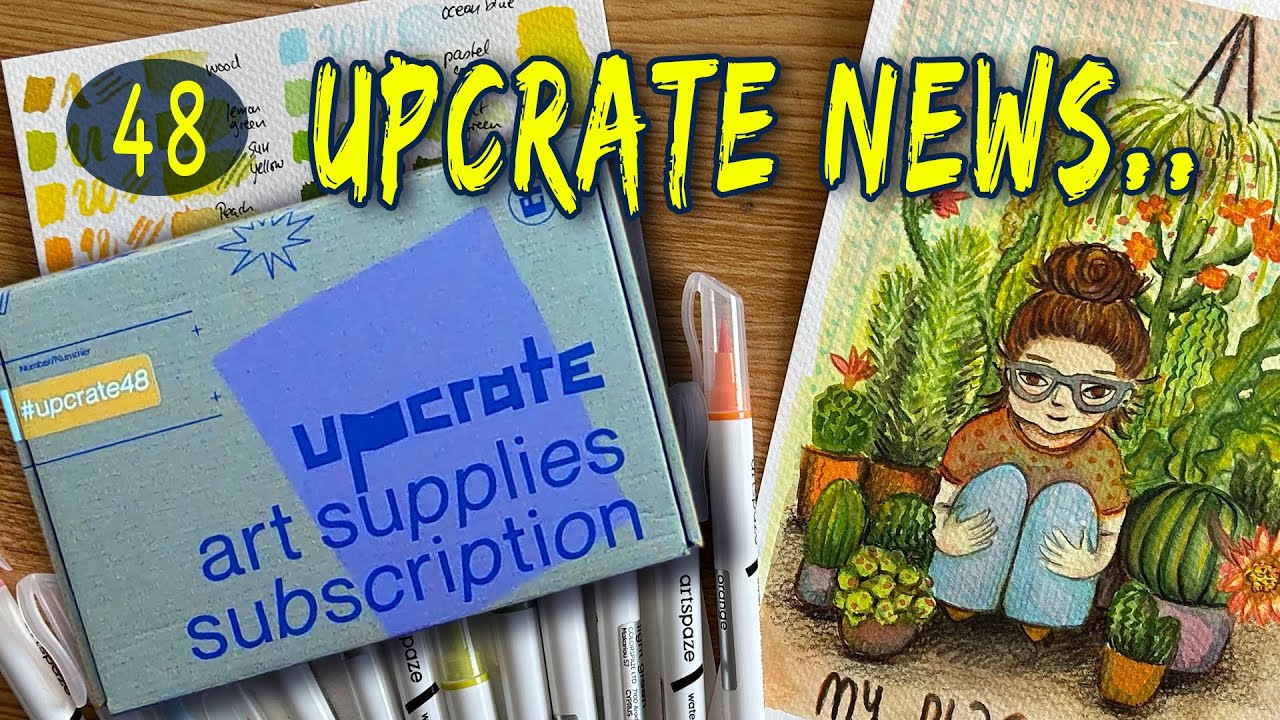 Upcrate 48 Mystery Art Box What a fun Box! 👉 And some Upcrate news ...