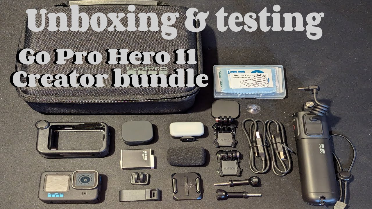 Unboxing and testing Go Pro Hero 11 Creator bundle - YouTube