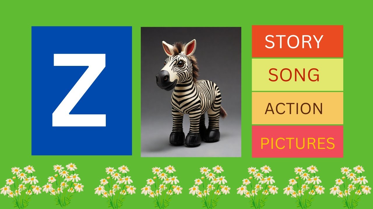 The Letter z | Learn /z/ Sound | Story, Song, Action, Pictures and ...