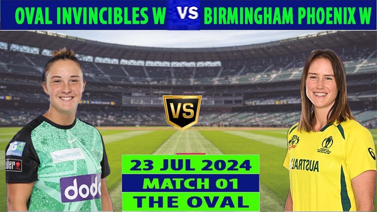 Oval Invincibles Women vs Birmingham Phoenix Women | OIW vs BPW | The ...