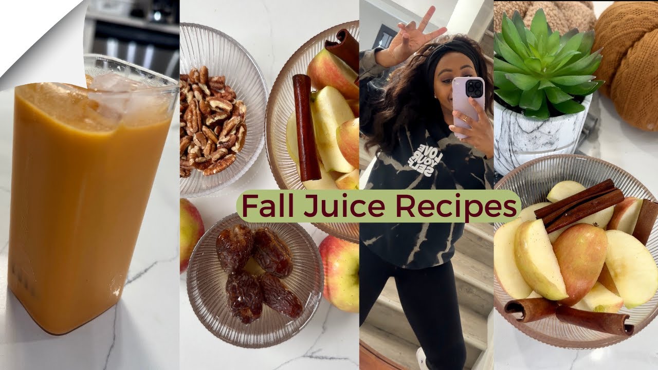 Top 4 Fall Juice Recipes | Enjoying Juice In The Fall Season - YouTube